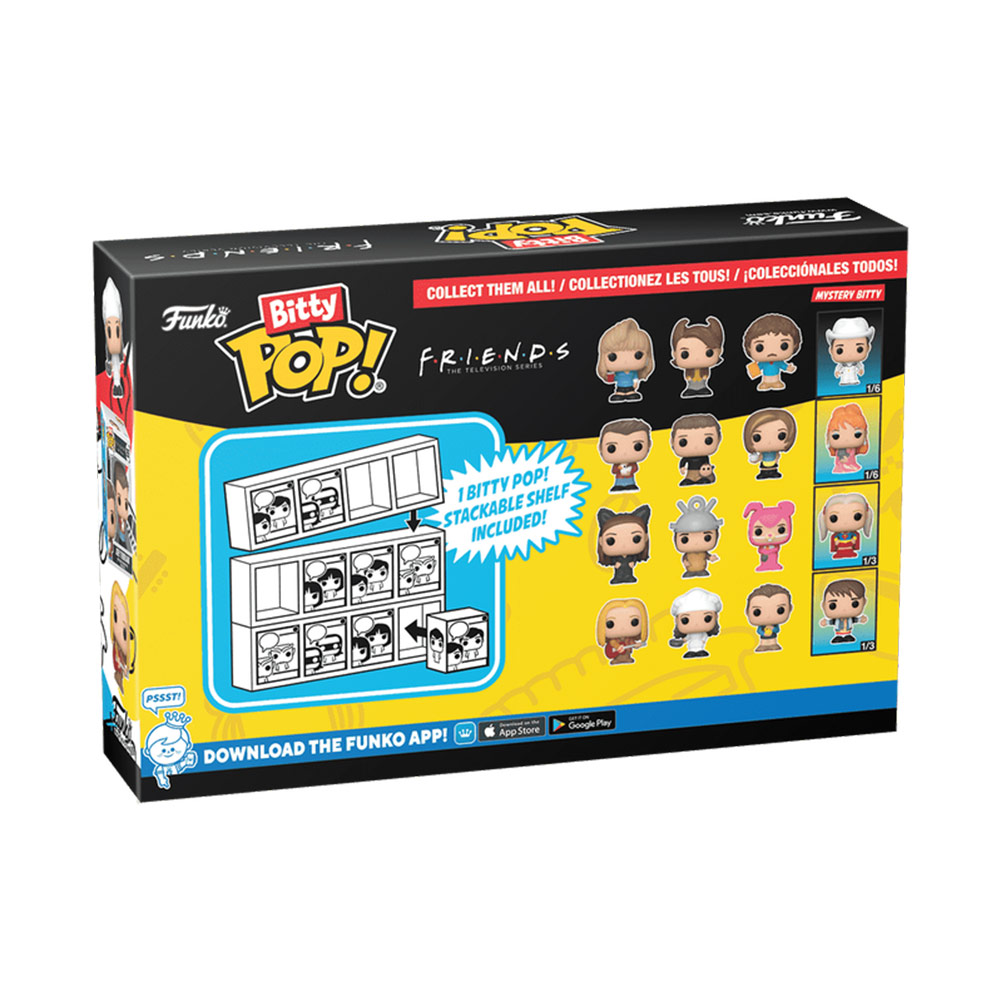 Funko Pop Friends Bitty 4-Pack 80s Rachel 2,5cm | CarteMagic