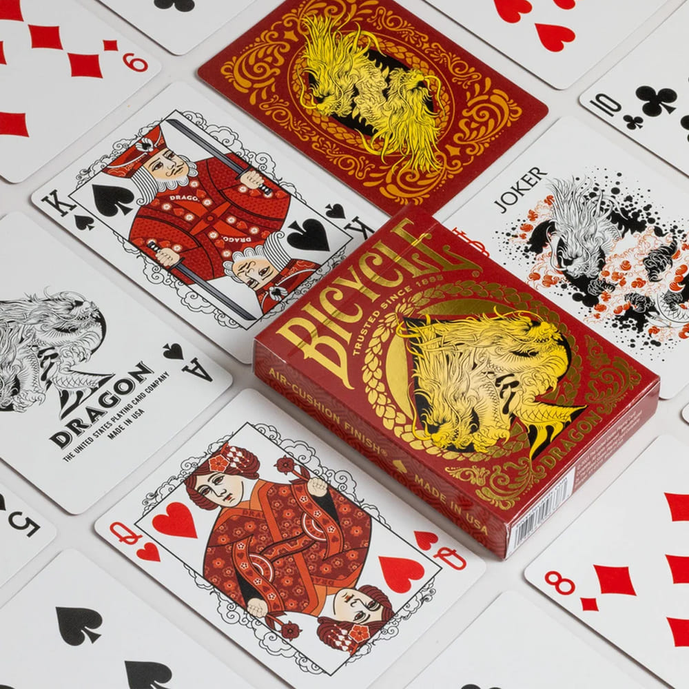 Bicycle carte Red Dragon | CarteMagic