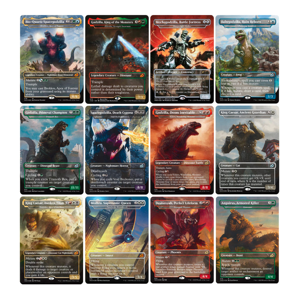 Monsterverse Godzilla Set completo 17 Carte versione Inglese | CarteMagic