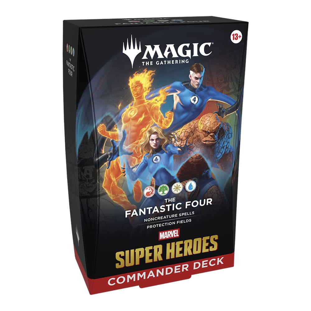 Magic Marvel Super Heroes Commander deck Fantastic Four versione ...