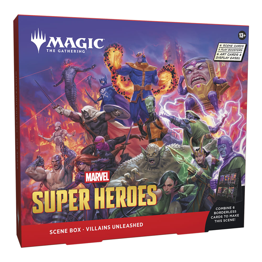 Magic Marvel Super Heroes scene box Villains Unleashed versione Inglese ...