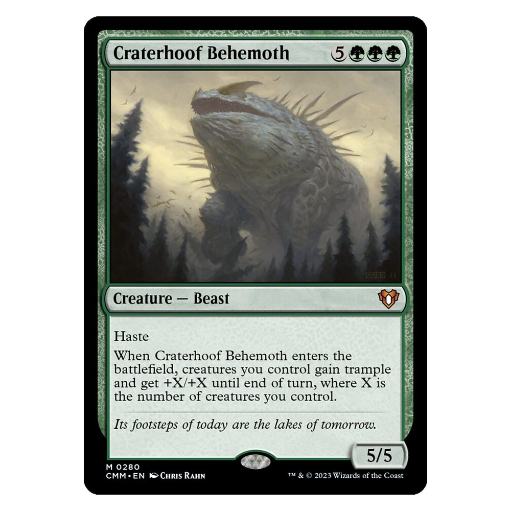 Craterhoof Behemoth (280) | CarteMagic