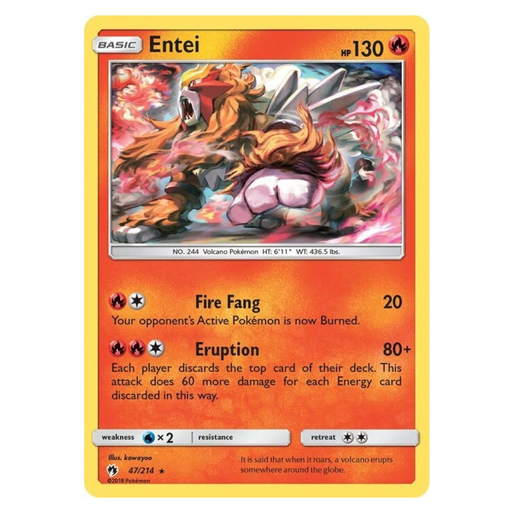 Entei - Rare 47/214 | CarteMagic
