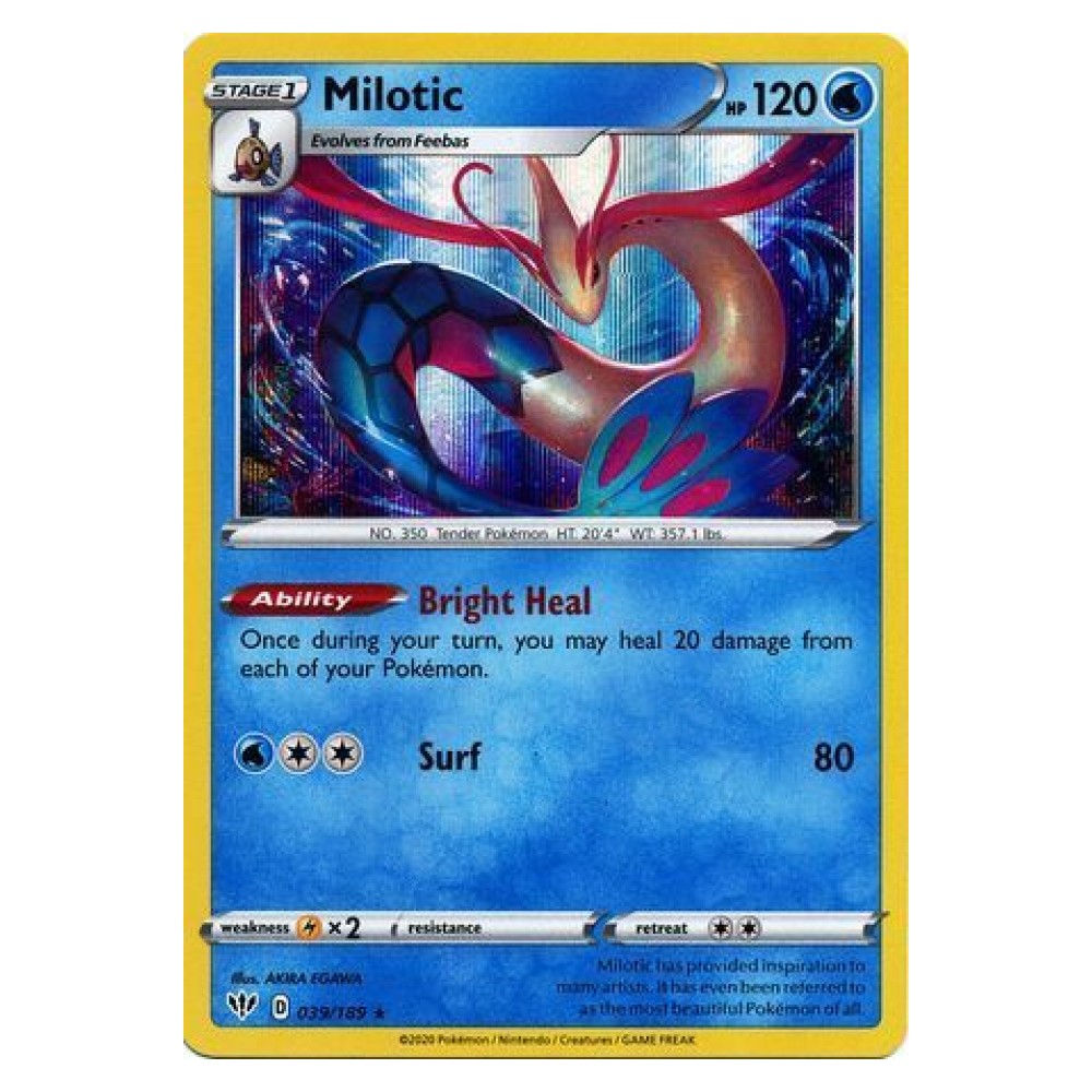 Milotic - Holo Rare 039/189 | CarteMagic