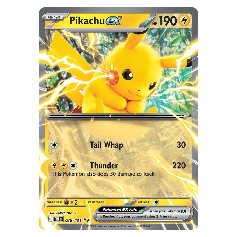 Pikachu ex - Ultra Rare | 028/131 | CarteMagic