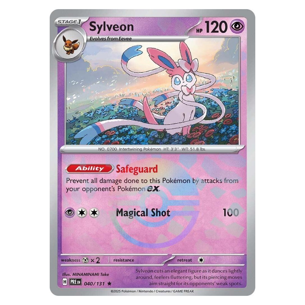 Sylveon - Poké Ball Reverse Holo | 040/131 | CarteMagic