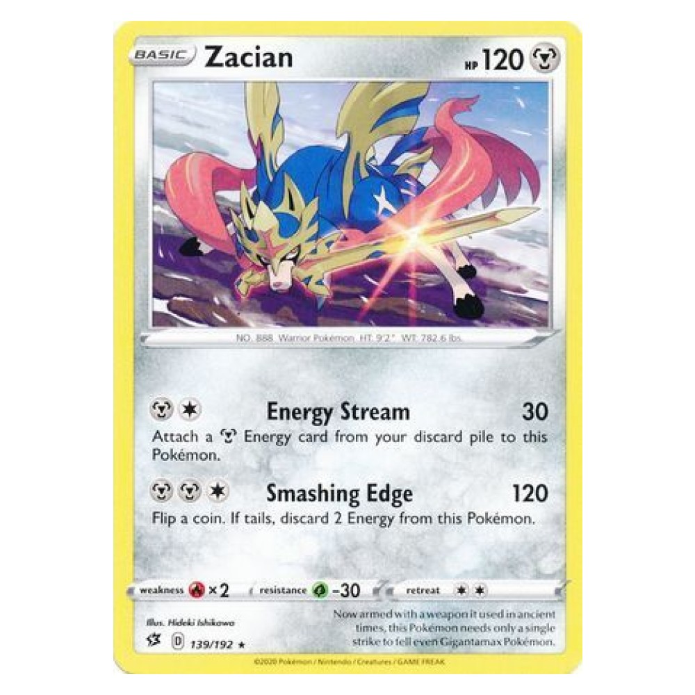 Zacian - 139/192 | CarteMagic