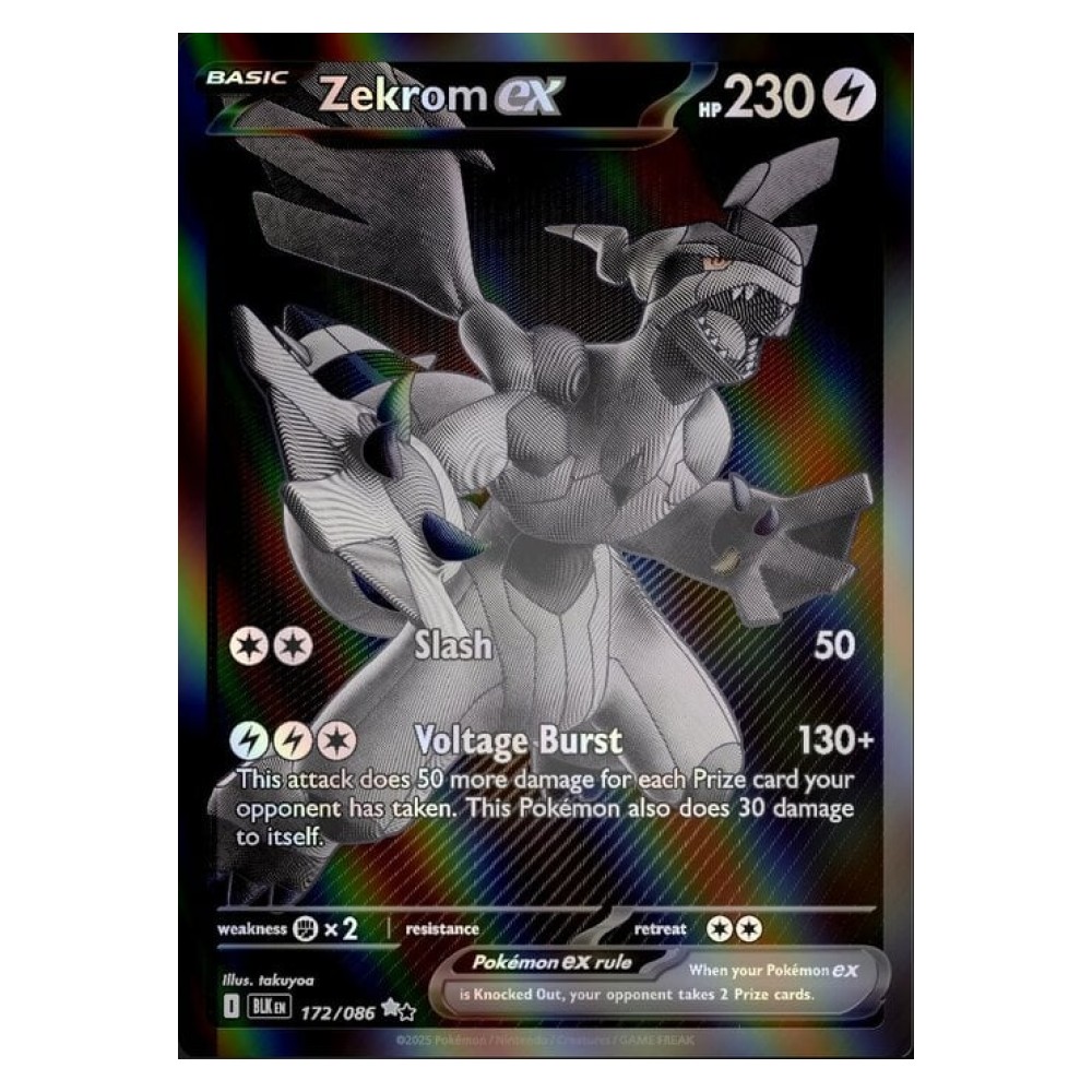 Zekrom EX - Secret Rare | 172/086 | CarteMagic